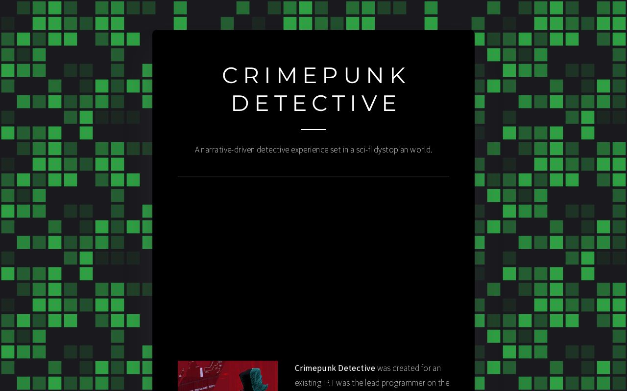 Project: Crimepunk Detective